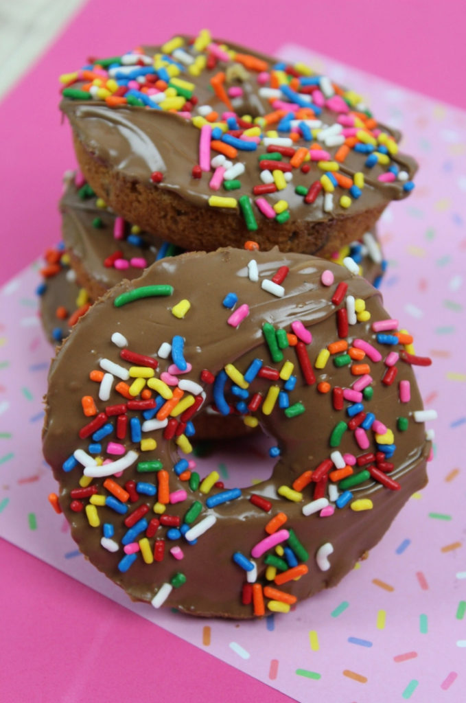 Chocolate Chip Cookie Donuts - This Ole Mom
