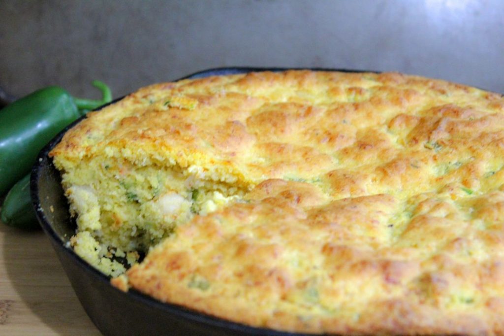 Crawfish Jalapeno Cornbread - This Ole Mom