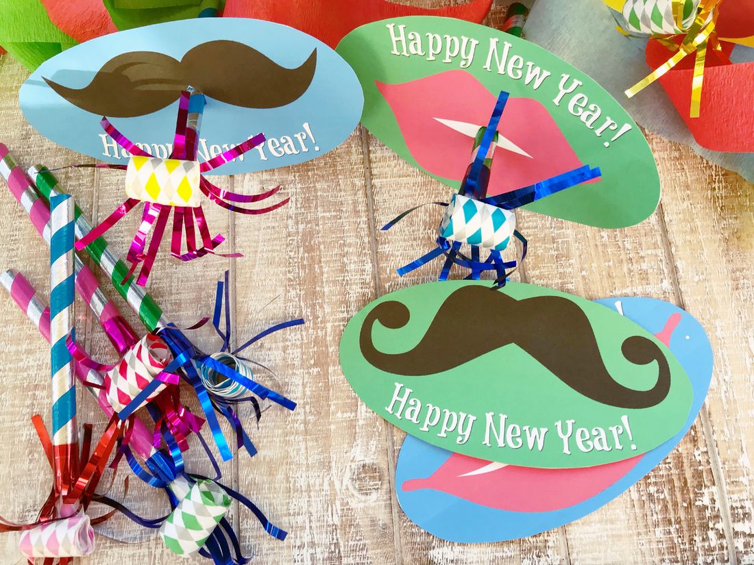 New Year's Eve Noisemaker Printables - This Ole Mom