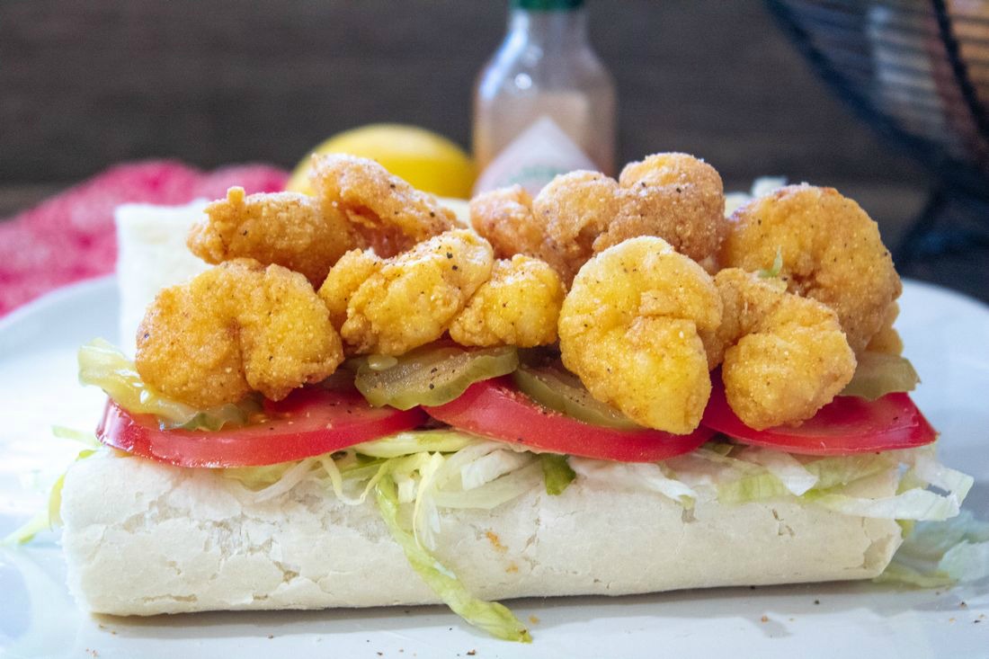 Shrimp Po-Boy - This Ole Mom