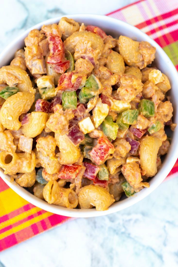 Crawfish Pasta Salad - This Ole Mom