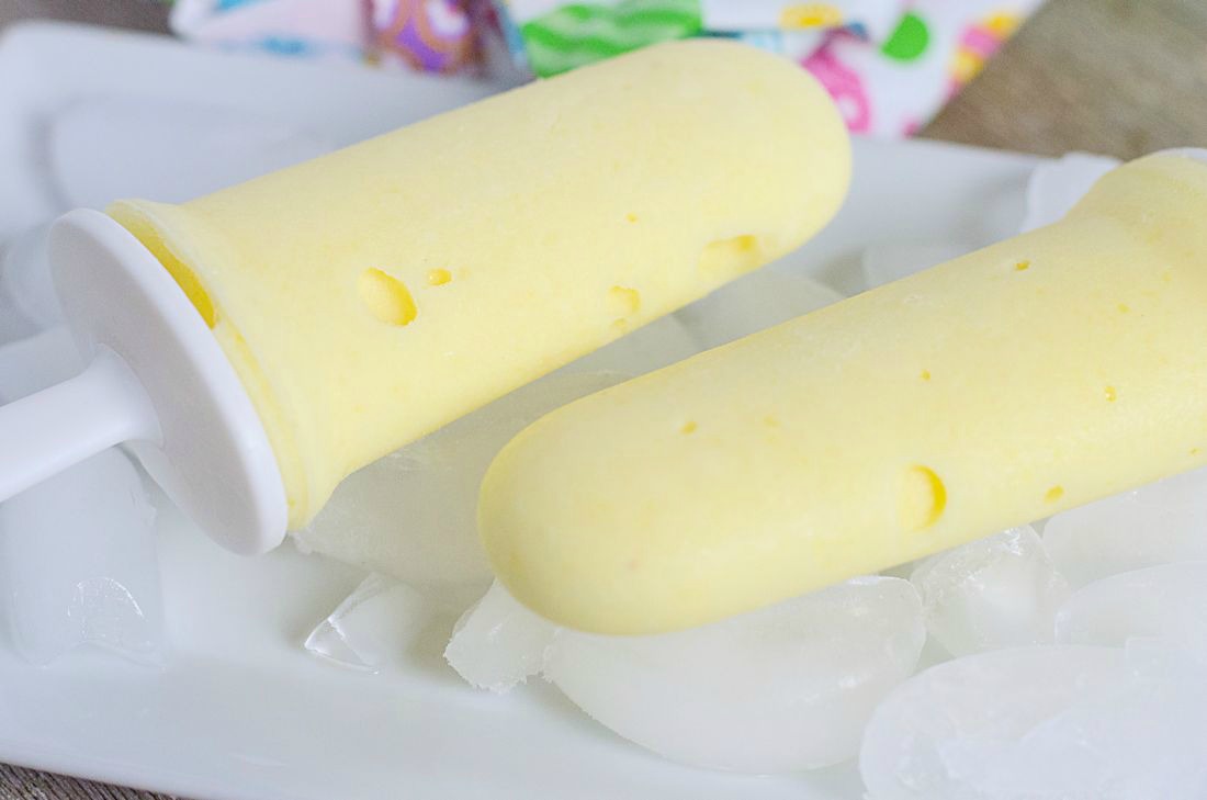 Dole Whip Boozy Popsicles - This Ole Mom