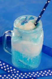Fanta Shark Ice Cream Float - This Ole Mom
