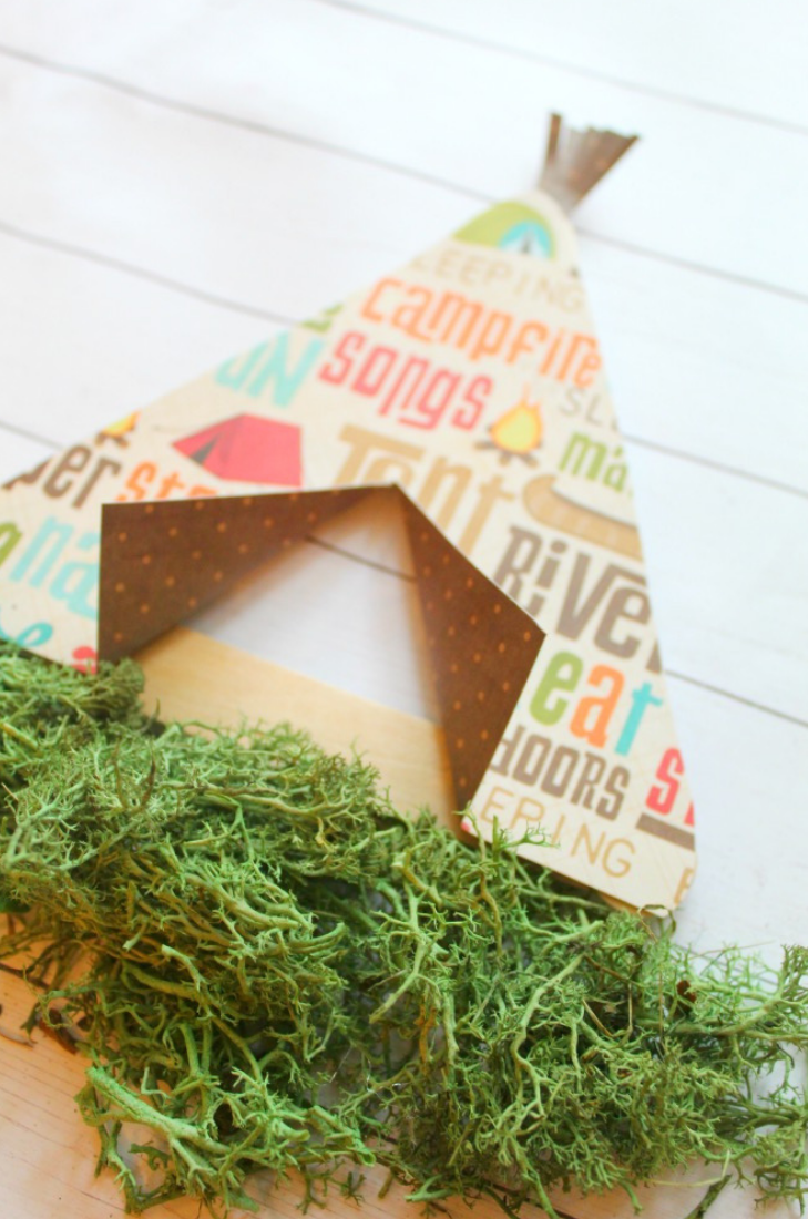 Popsicle Stick Tent Craft - This Ole Mom