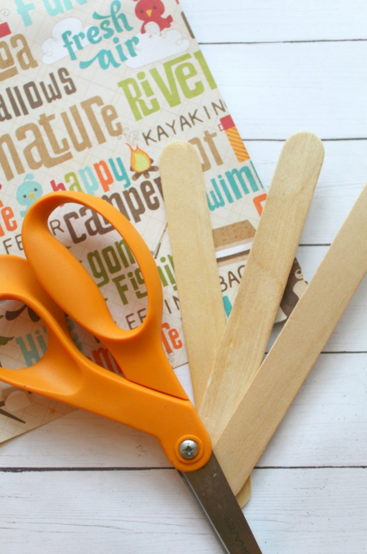 Popsicle Stick Tent Craft - This Ole Mom