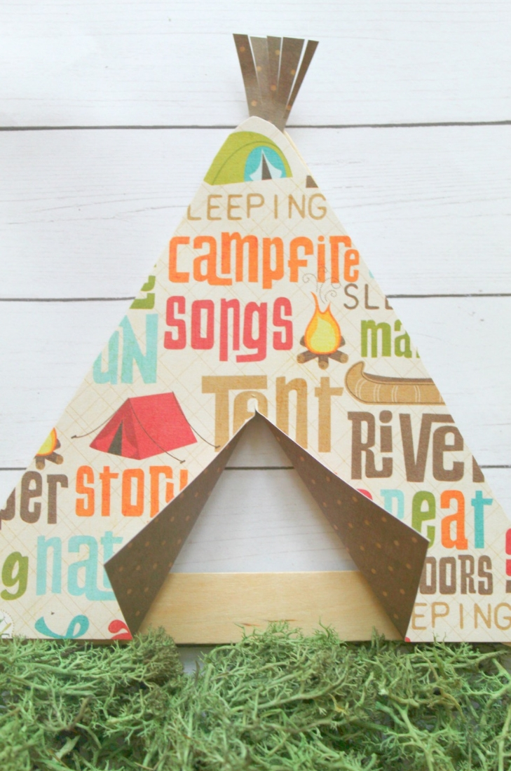 Popsicle Stick Tent Craft - This Ole Mom