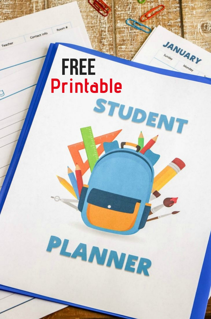 Printable Student Planner - This Ole Mom