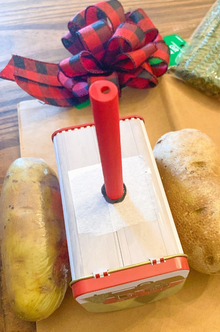 Dollar Tree Christmas Mailbox Decor - This Ole Mom