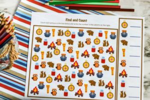 Kids I Spy Camping Printable - This Ole Mom