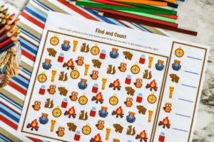 Kids I Spy Camping Printable - This Ole Mom