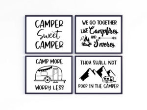 Free Printable Camping Décor Signs - This Ole Mom