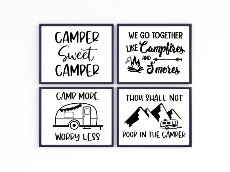 Free Printable Camping Décor Signs - This Ole Mom